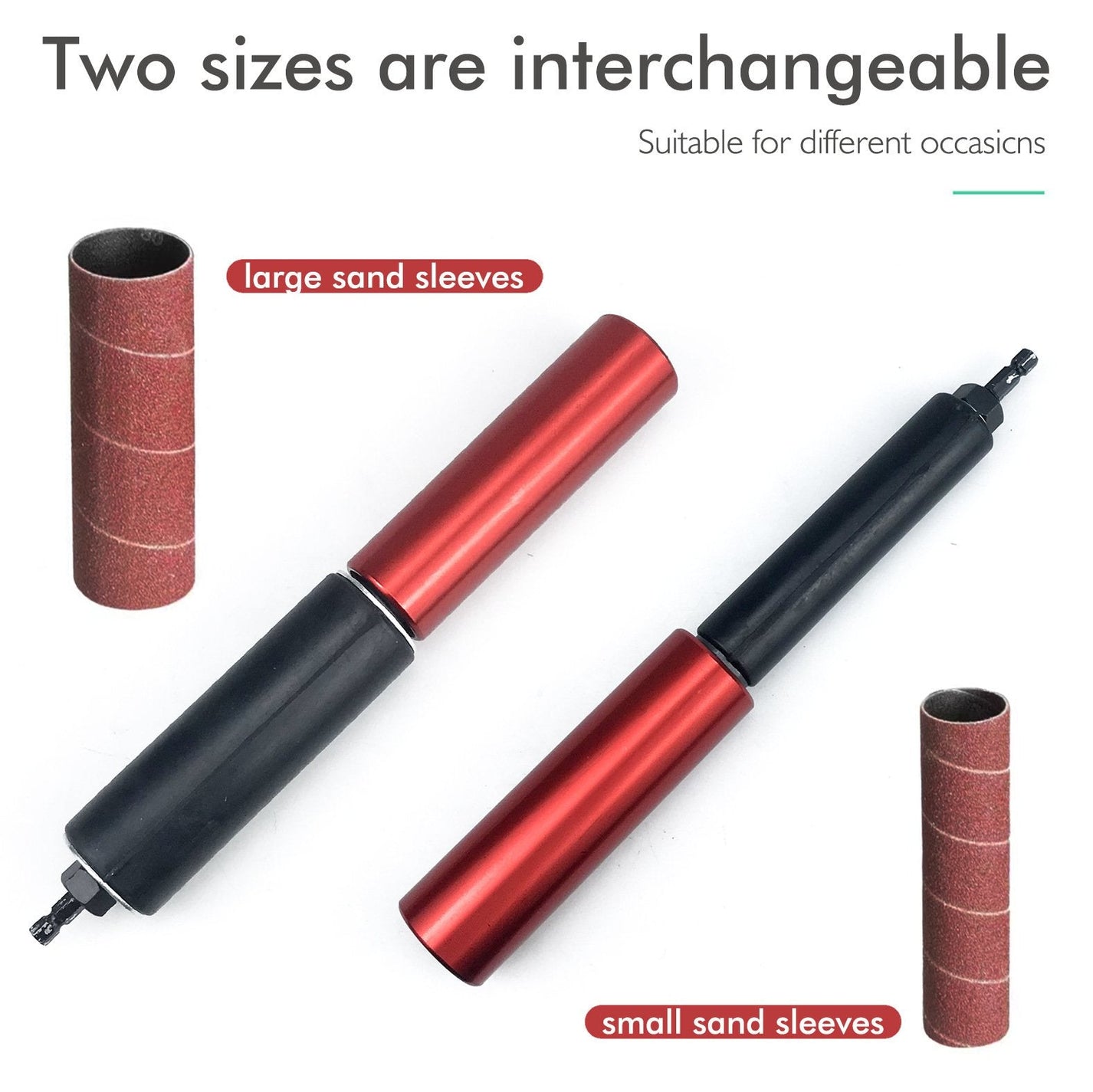 Multi-Surface Spindle Sander Adapter Kit with 10PCS Sandpaper – 71ml.com