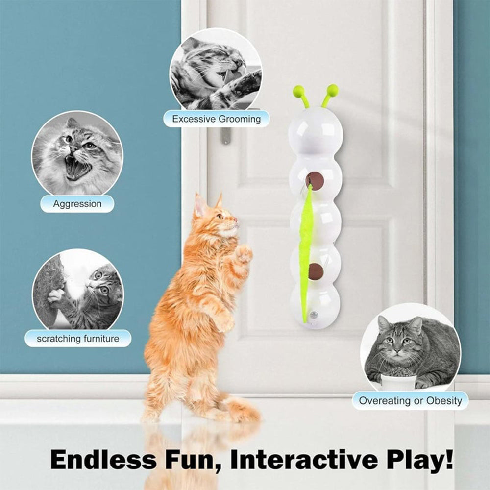Interactive Electric Caterpillar Cat Toy – 71ml.com